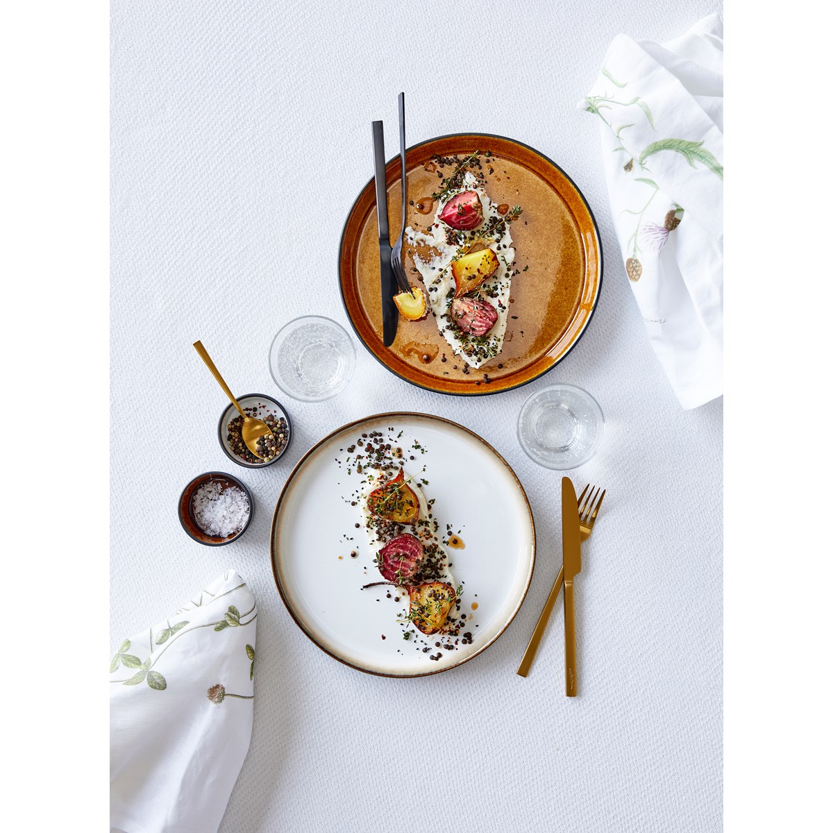 Bitz, tallerken Gastro 21cm svart/amber - Kitchn.no