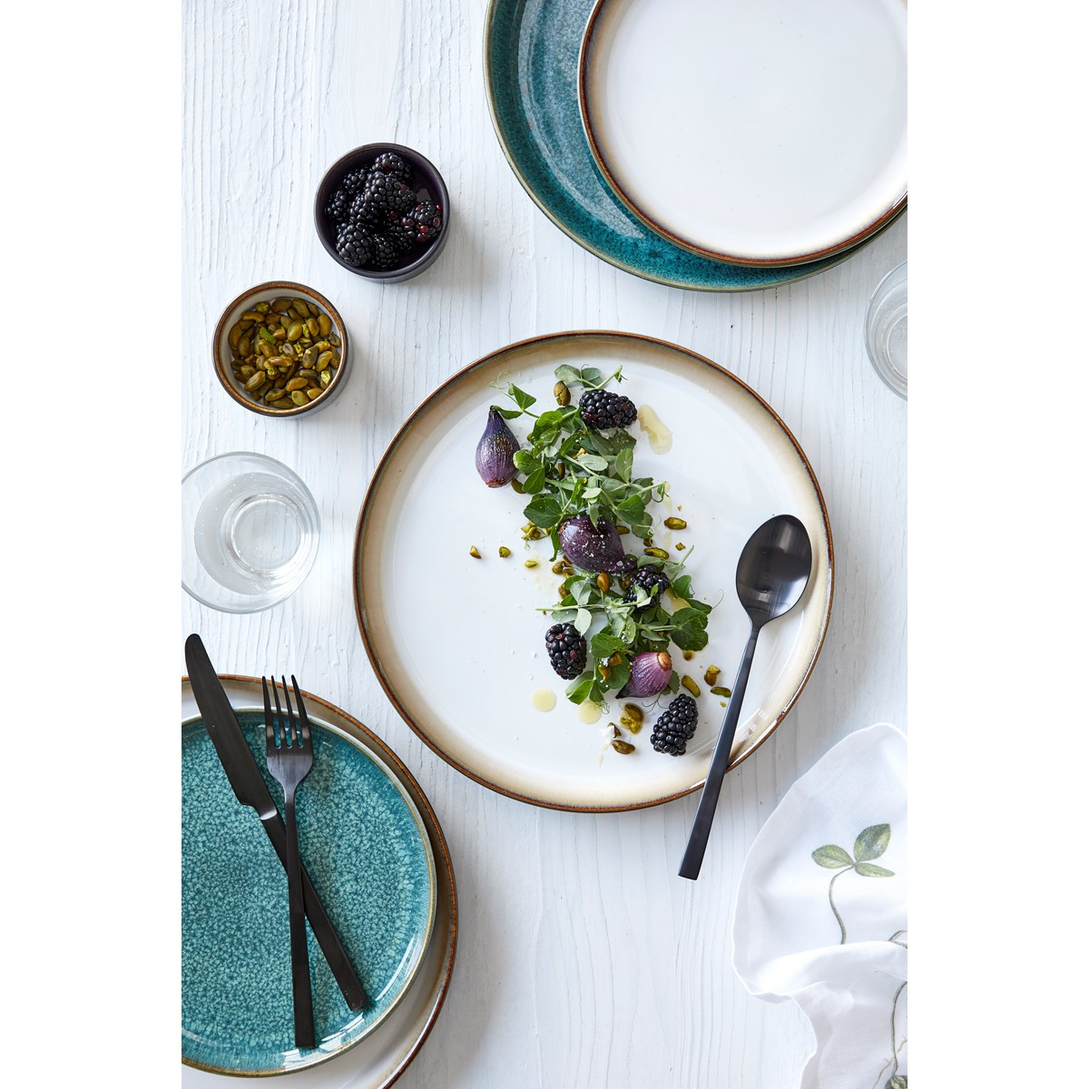 Bitz, tallerken Gastro 21cm grå/krem - Kitchn.no