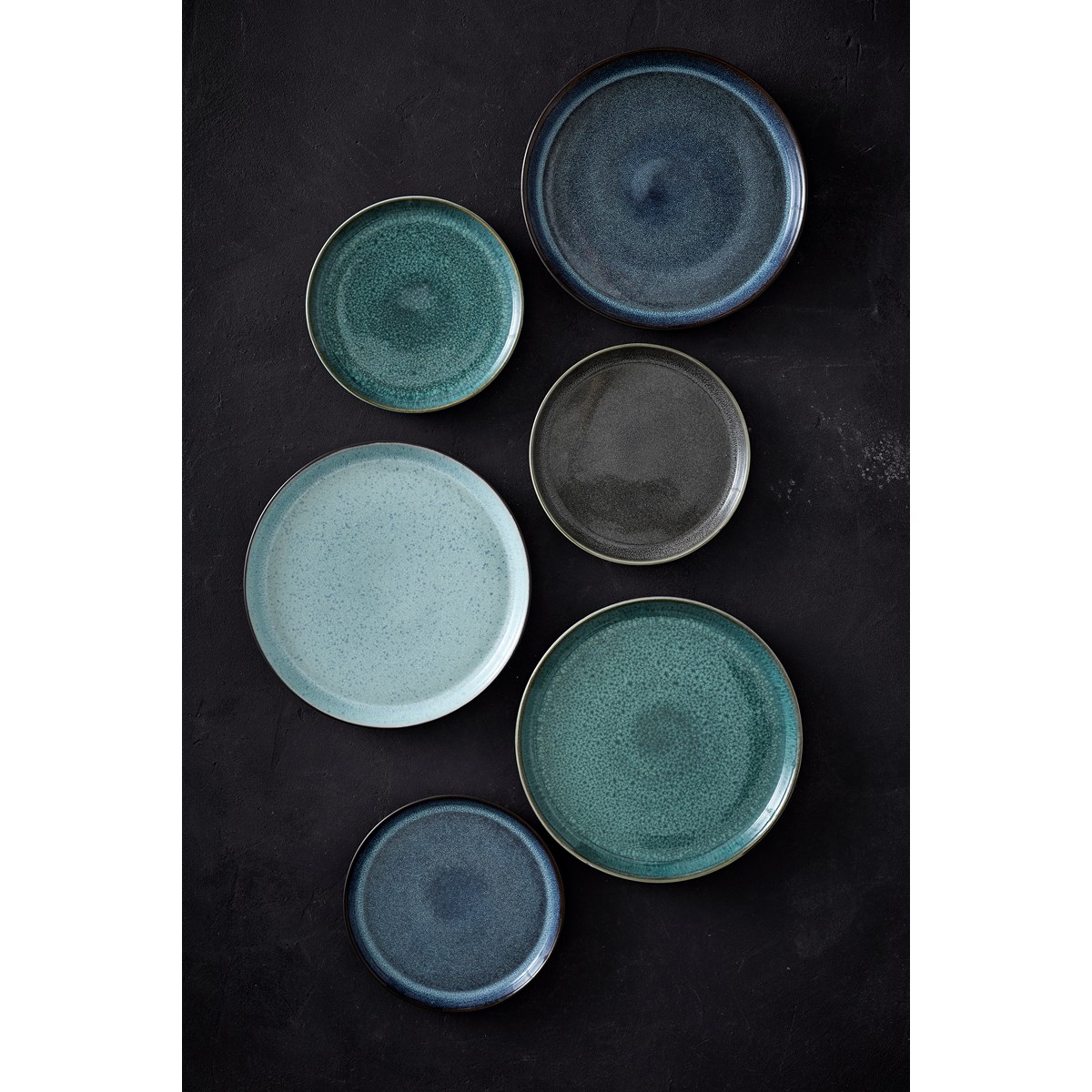 Bitz, tallerken Gastro 27cm svart/grønn - Kitchn.no